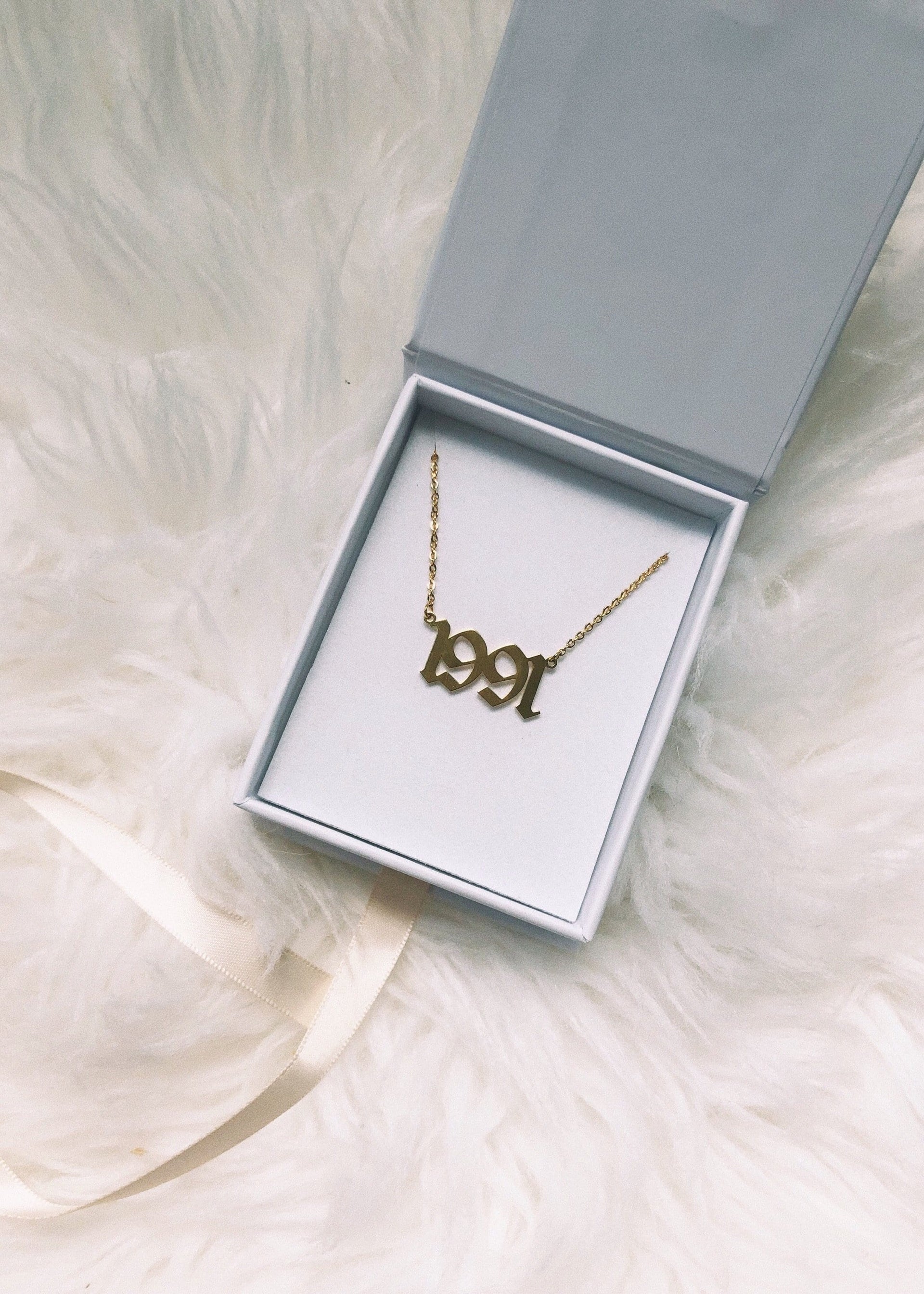 Old English Birthdate Necklace – Ten Wilde